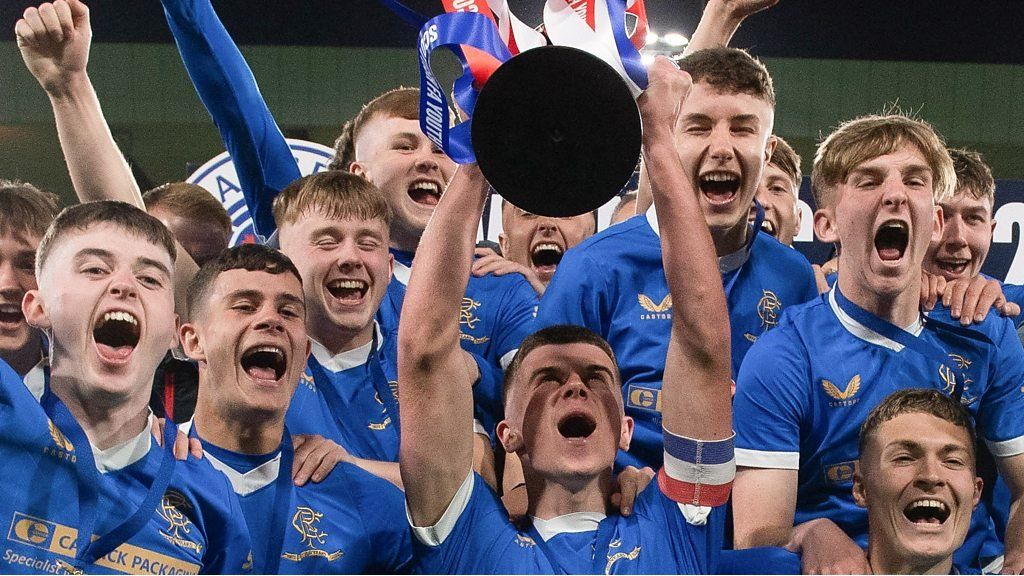Watch the goals as Rangers beat Hearts to lift Youth Cup - BBC Sport