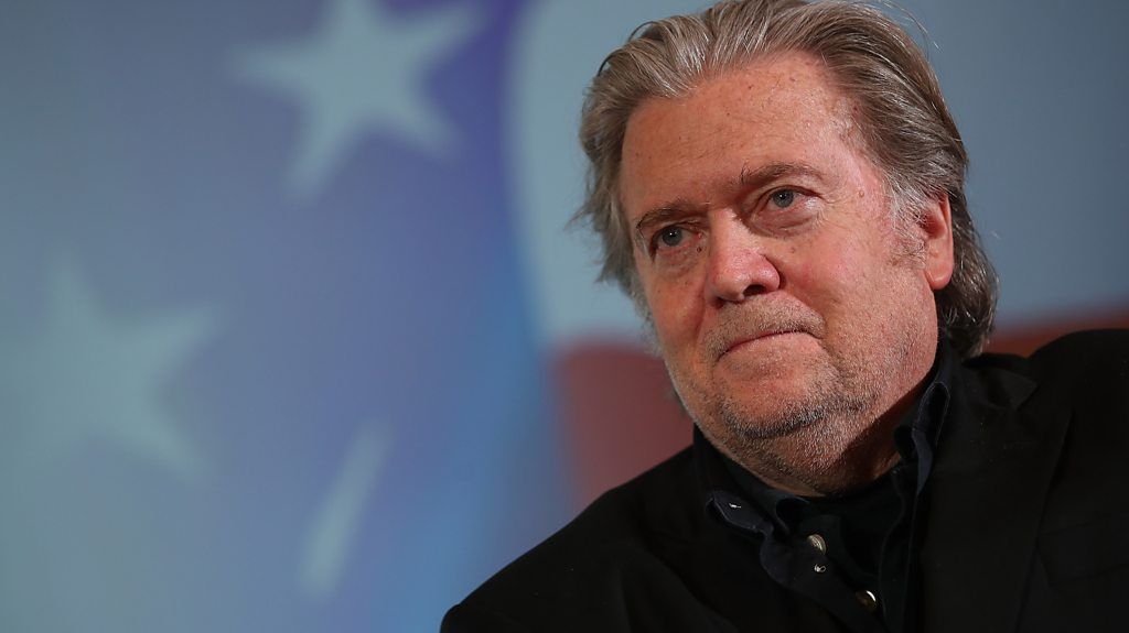 Martin Luther King's daughter rubbishes Bannon claim about Trump - BBC News