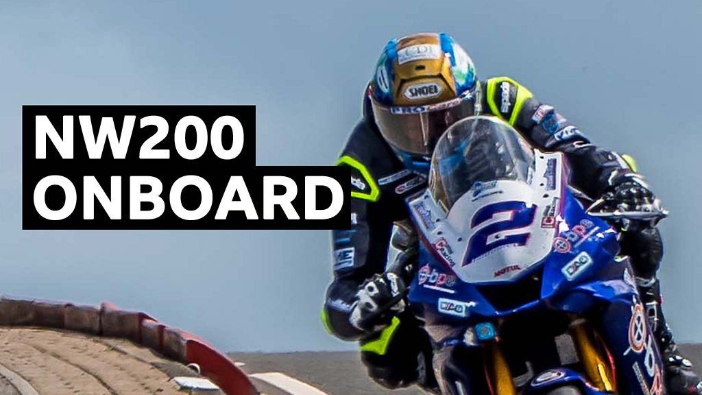 Watch: Ride onboard at the North West 200 - BBC Sport