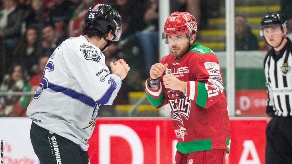 Riley Brandt: Hard-hitting forward returns for third Cardiff Devils ...