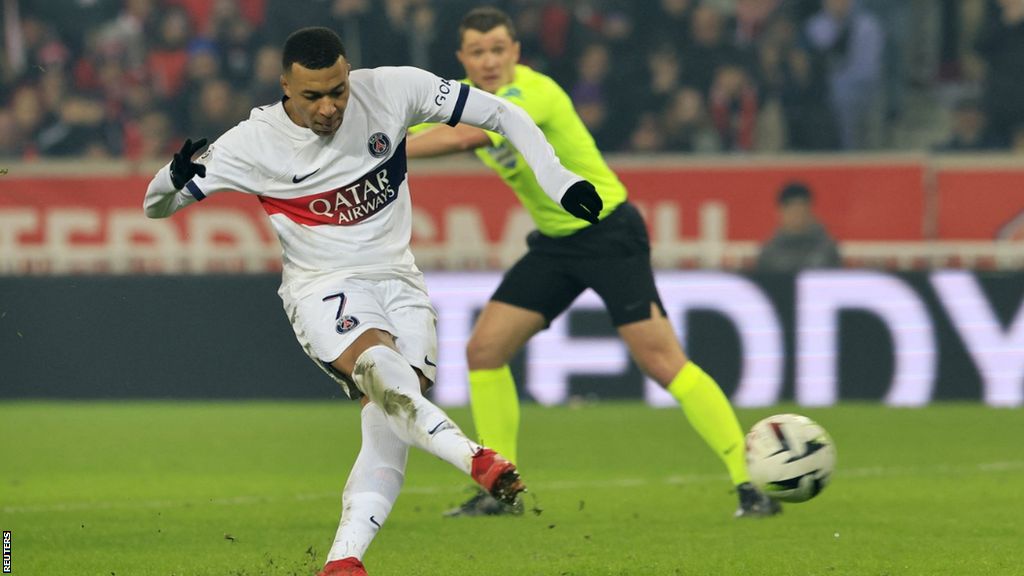 Lille 1-1 Paris St-Germain: Kylian Mbappe penalty for PSG not enough as ...