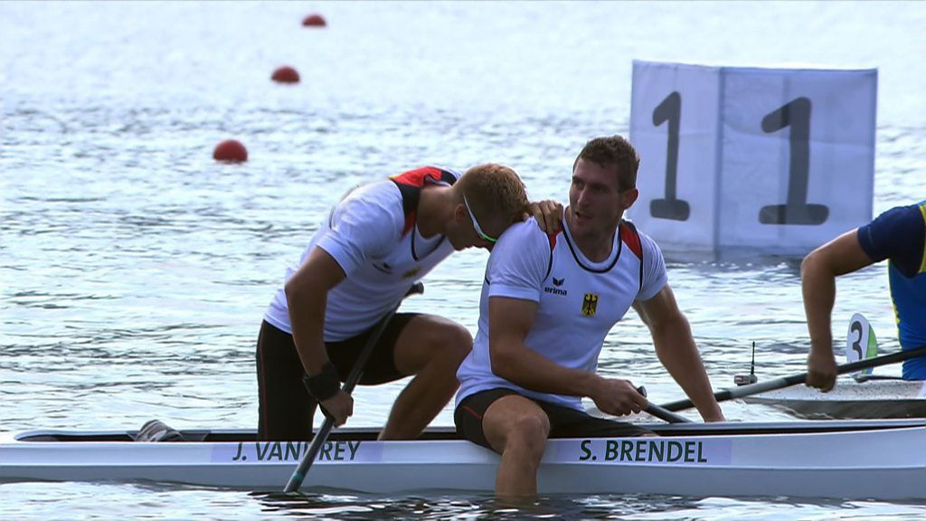 Rio Olympics 2016: Germany win gold in men's double 1,000m canoe sprint ...
