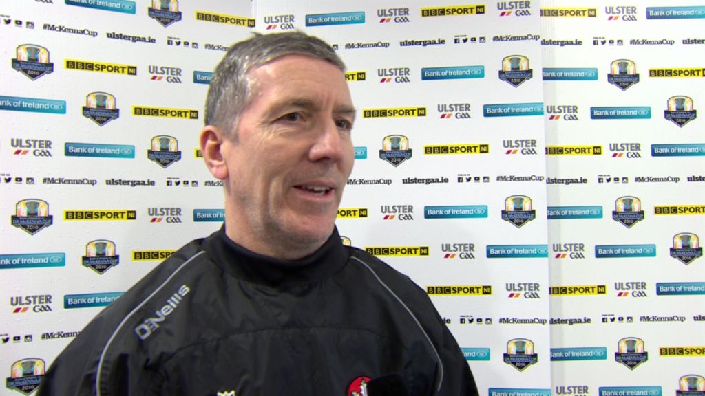 Damian Barton pleased by opening Derry McKenna Cup victory - BBC Sport