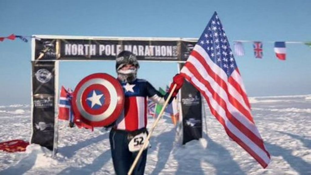 North Pole Marathon - the coolest Marathon on Earth - BBC Weather