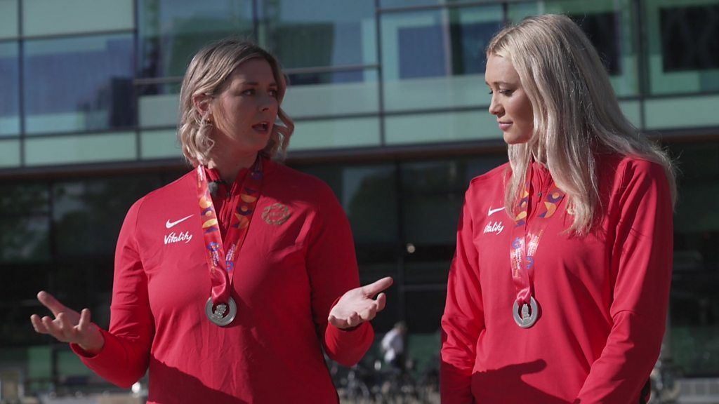 Netball World Cup 2023: England Roses Eleanor Cardwell and Helen Housby ...