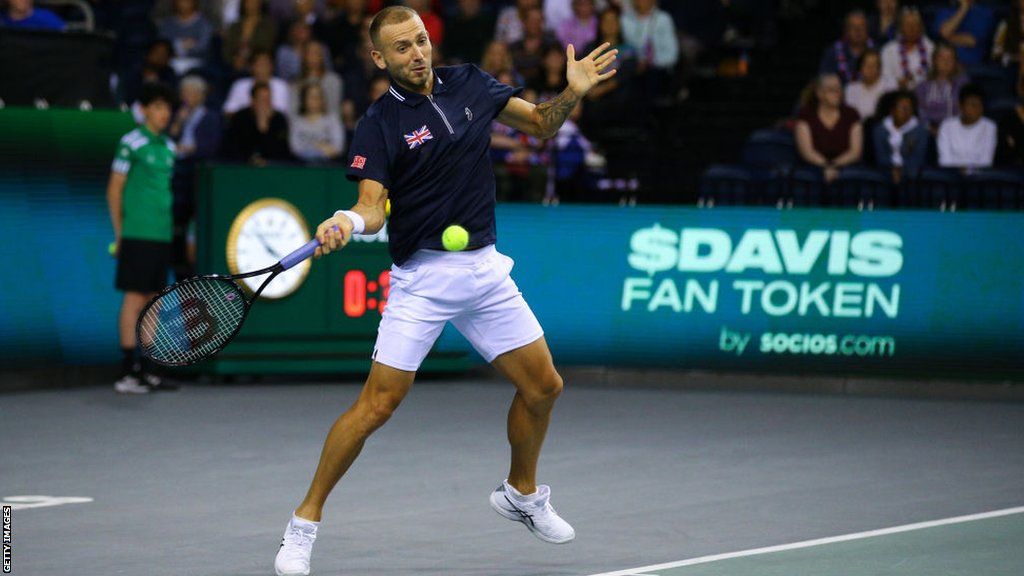 Davis Cup: Dan Evans selected to play doubles for Great Britain against ...