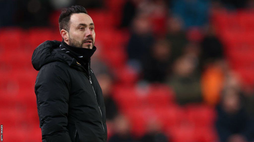 Roberto de Zerbi: Brighton manager gets one-match touchline ban for red ...