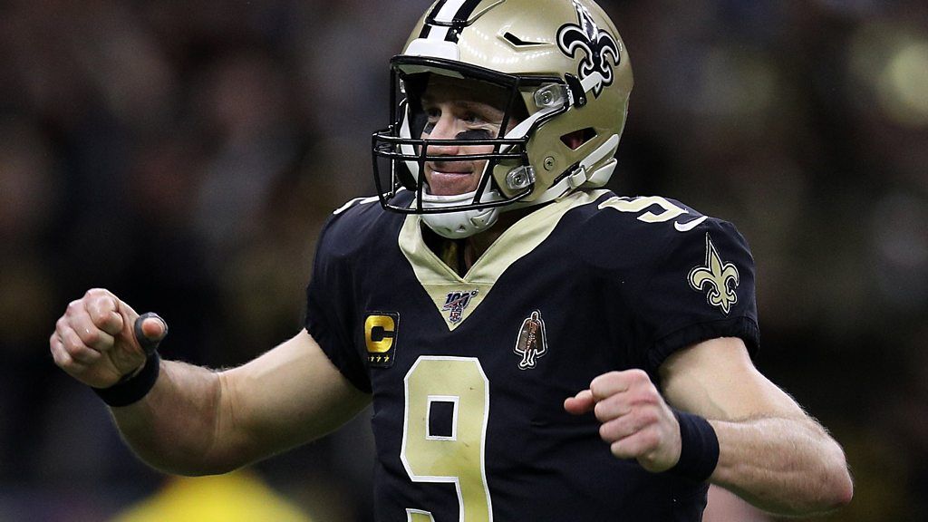 Drew Brees breaks Peyton Manning's NFL touchdown pass record - BBC Sport