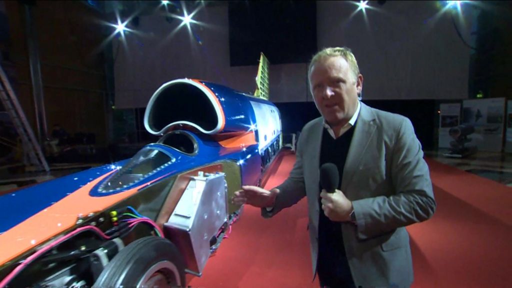 Super-Sonic Bloodhound car unveiled - BBC Newsround