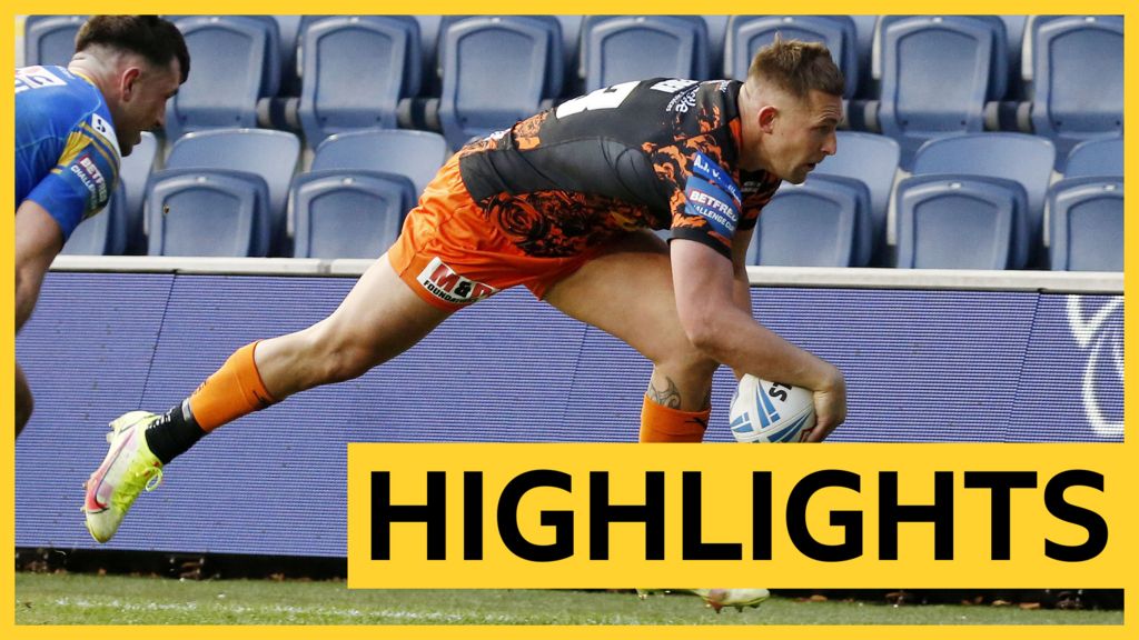 Challenge Cup: Leeds Rhinos 16-40 Castleford Tigers highlights - BBC Sport