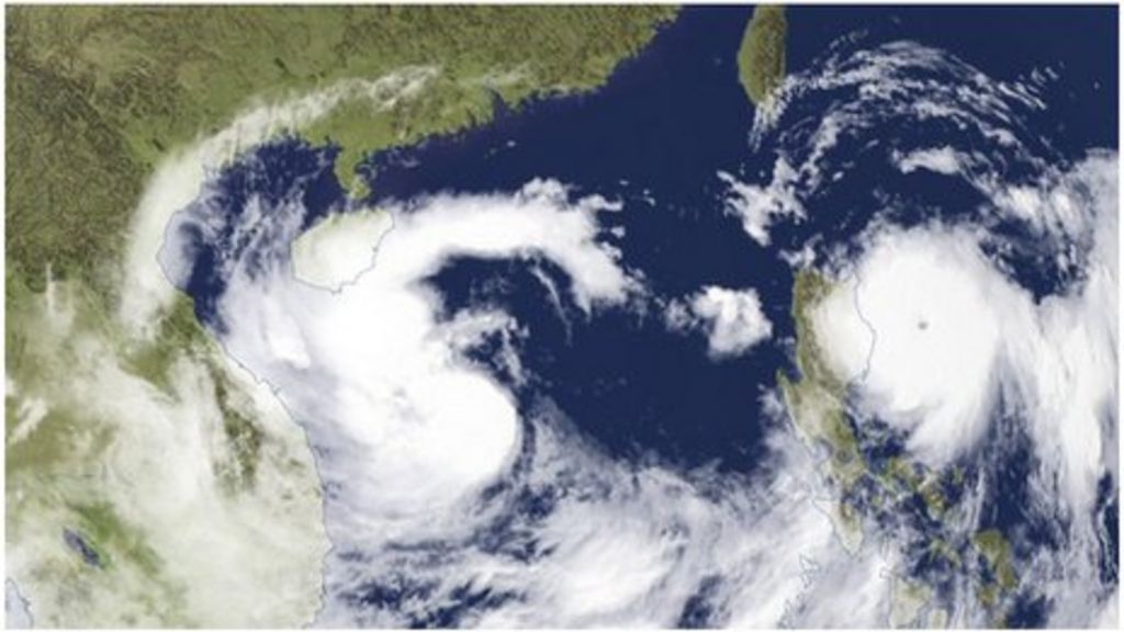 Flooding rains and destructive winds from Typhoon Chanthu - BBC Weather