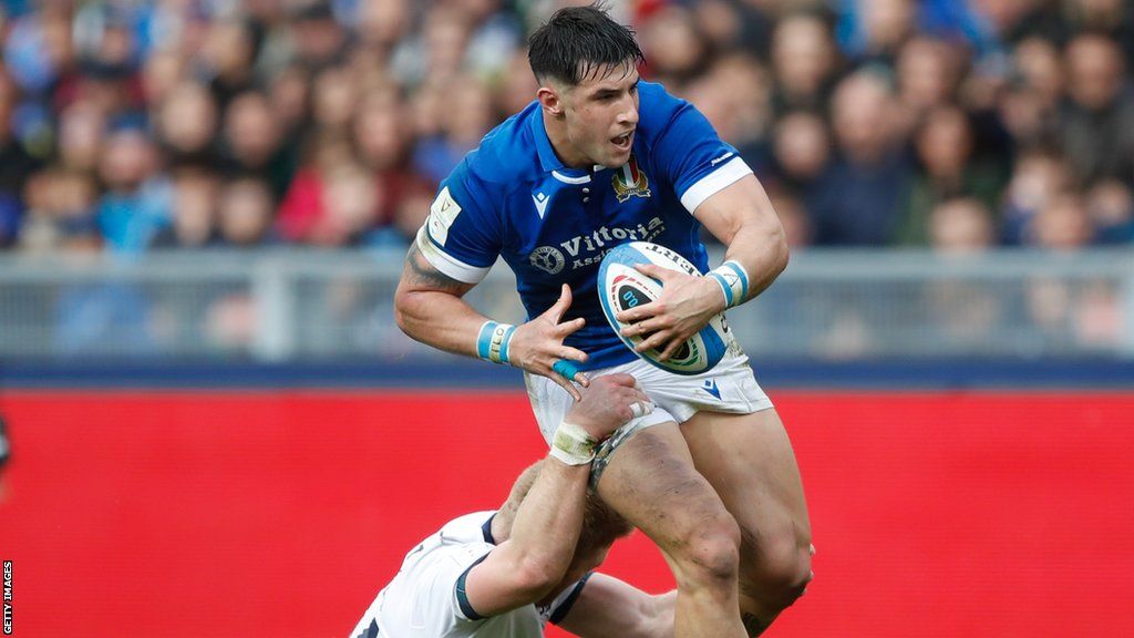 Six Nations 2024: Italy's Tommaso Menoncello named player of men's ...