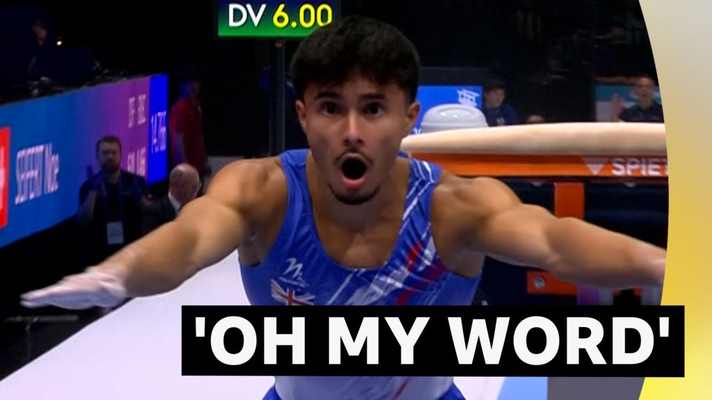 World Gymnastics Championships: Great Britain's Jake Jarman lands ...