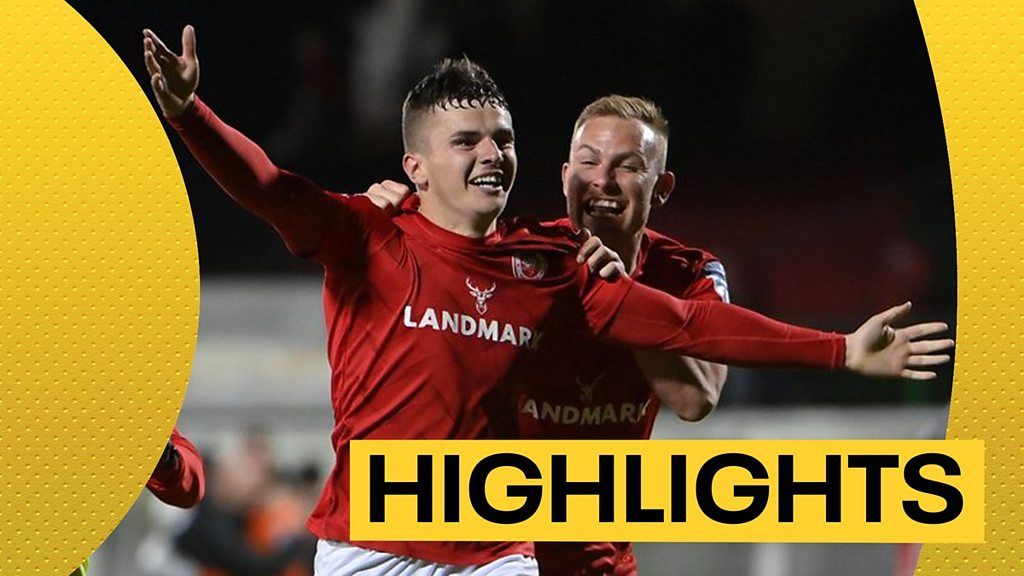 Watch: Ronan Hale secures European football for Larne in breathless ...