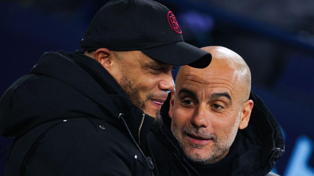 Man City: 'Vinny sooner or later will finish here' - Guardiola - BBC Sport