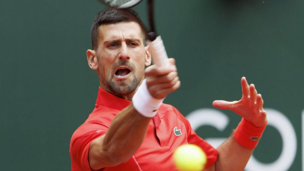 Novak Djokovic wins on 37th birthday to advance at Geneva Open - BBC Sport