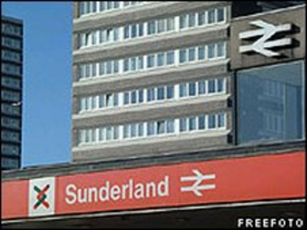 Platforms reopen at revamped Sunderland railway station - BBC News