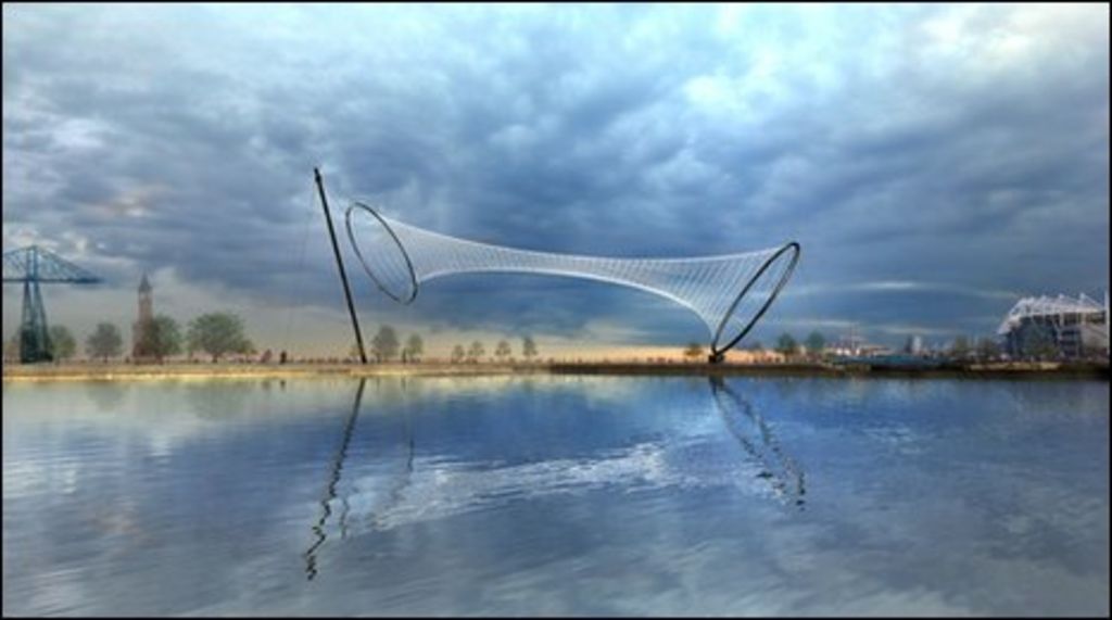 Huge £2.7m Temenos sculpture unveiled in Middlesbrough - BBC News