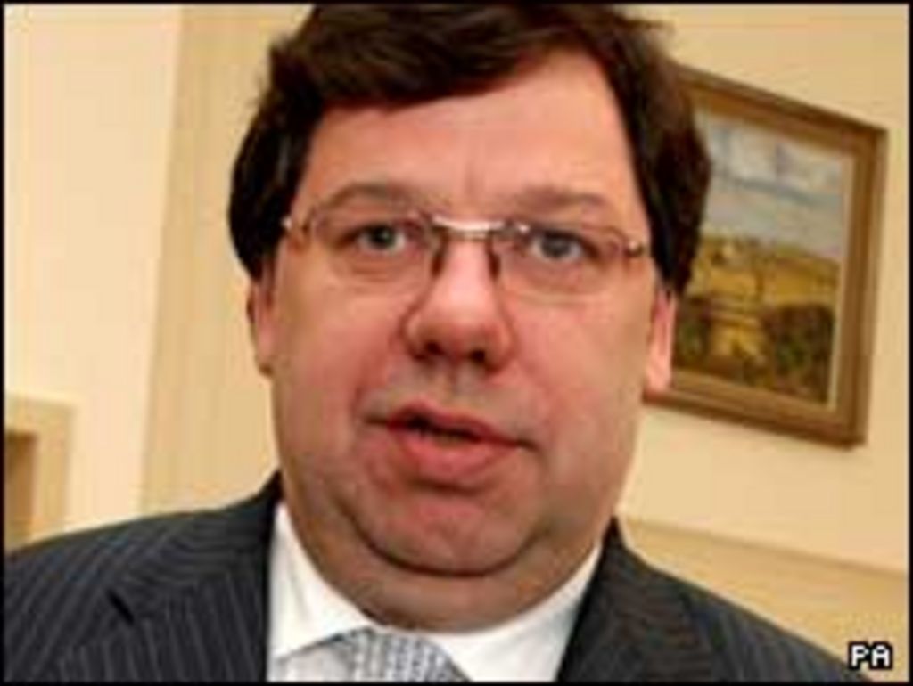 Irish leader Brian Cowen set for Downing Street talks - BBC News