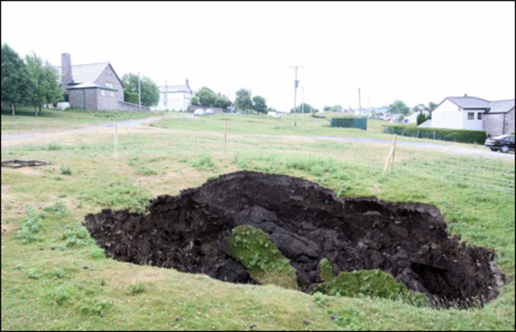 Disused mineshaft collapses near Flintshire school - BBC News