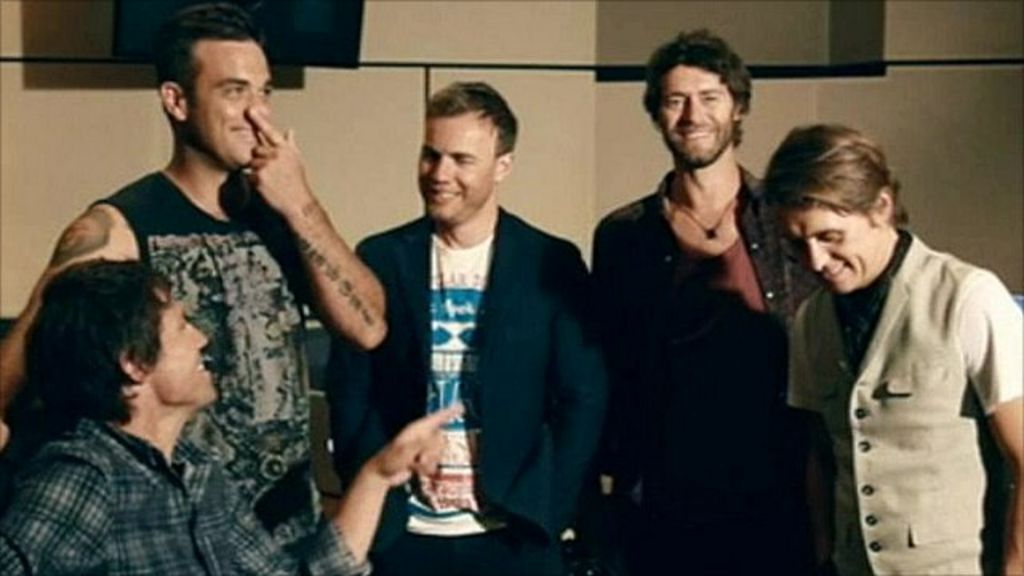 Take That are officially back together with Robbie Williams - BBC News