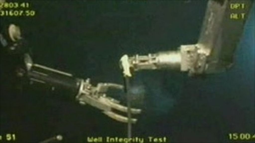 Obama: BP oil cap 'good news' but work still to do - BBC News