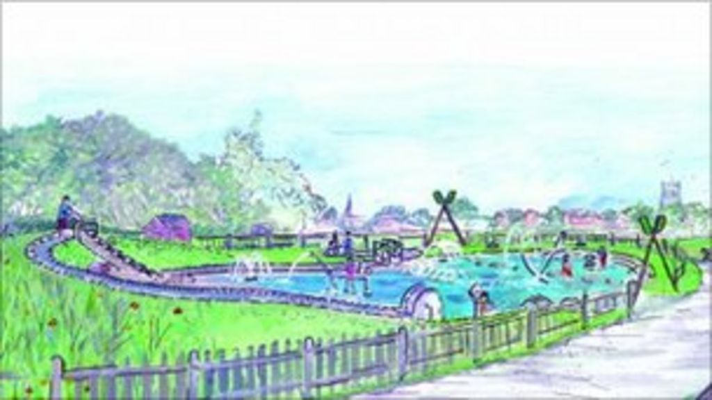 Christchurch mayor opens new £230,000 water park - BBC News