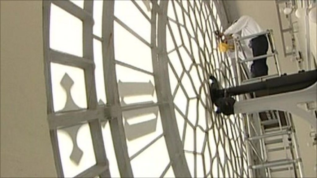 Inside Big Ben's clock tower as repairs are carried out - BBC News