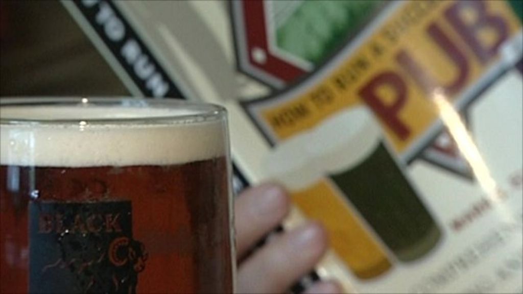 A novel idea: Take a look inside the library pub - BBC News