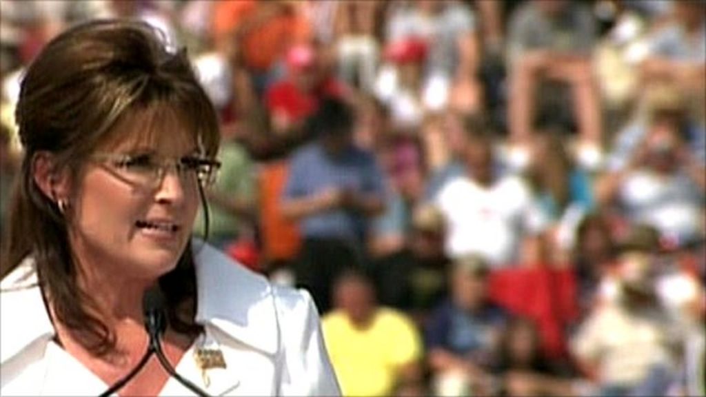 Palin addresses US conservatives at Washington rally - BBC News