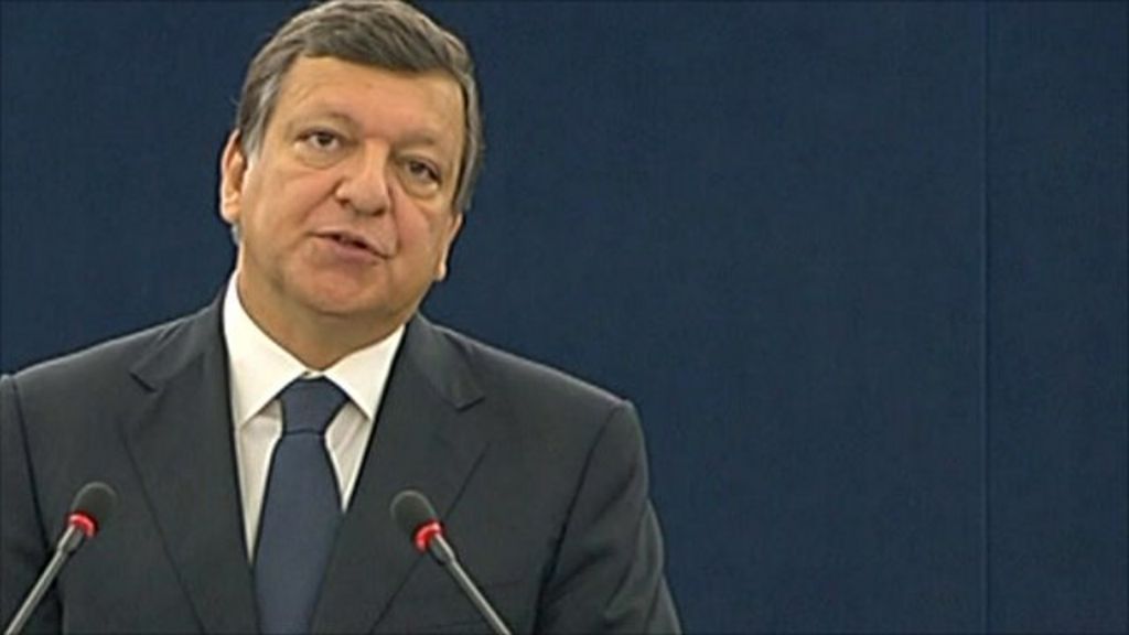Barroso optimistic in first state of union address - BBC News