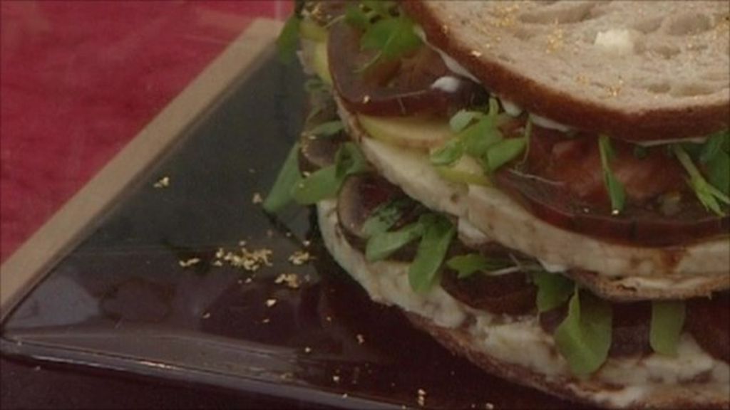 Chef's bid for world's most expensive cheese sandwich - BBC News