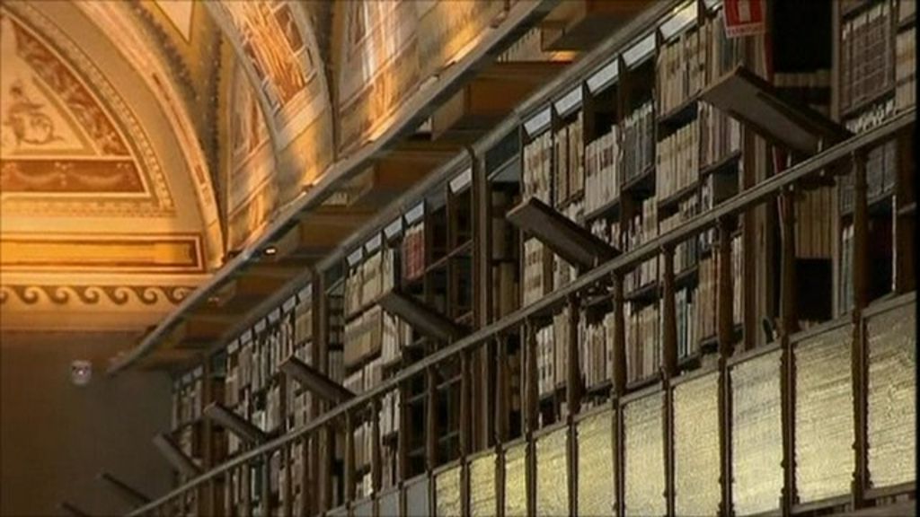 Vatican library opens after revamp - BBC News