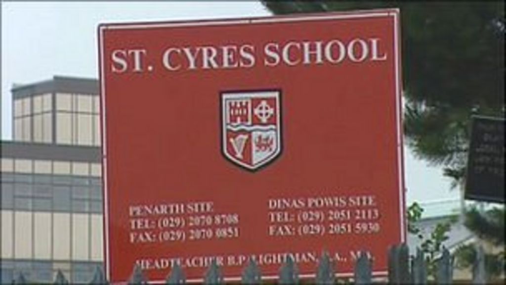 Flood delays start to term at St Cyres school, Penarth - BBC News