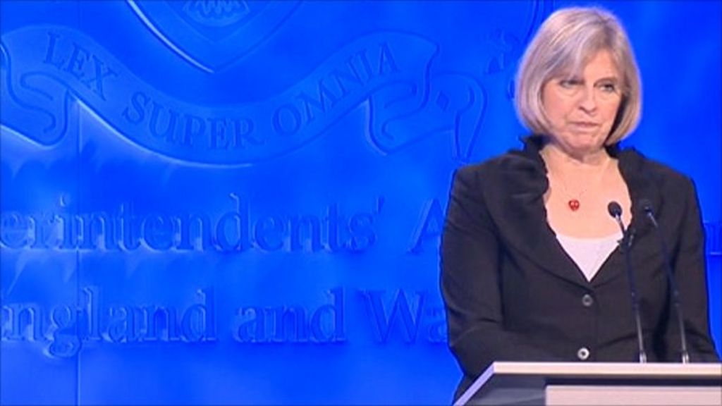 Home Secretary's warning over policing cuts - BBC News