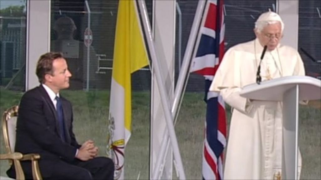 PM marks end of Pope visit to UK with a speech - BBC News