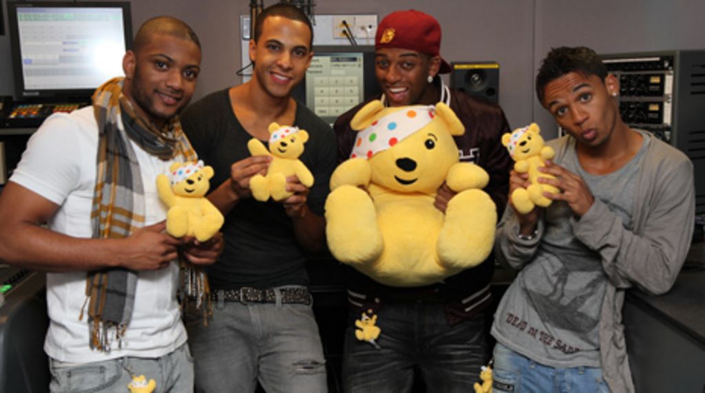 JLS record this year's official Children In Need song - BBC News