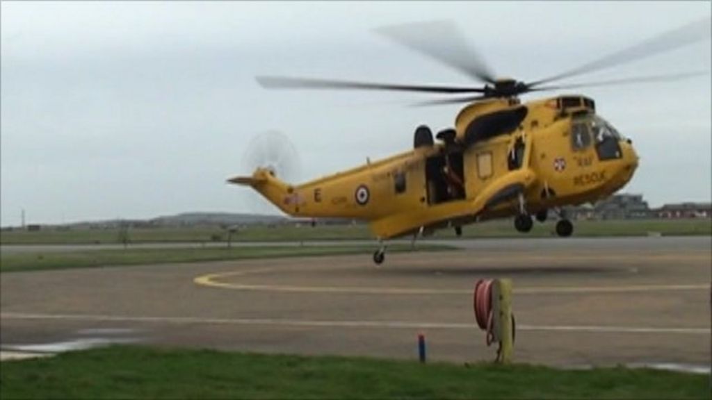 Prince William in RAF rescue in Morecambe Bay - BBC News