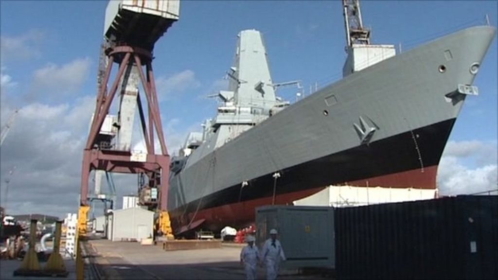 On board the Royal Navy's new destroyer HMS Duncan - BBC News