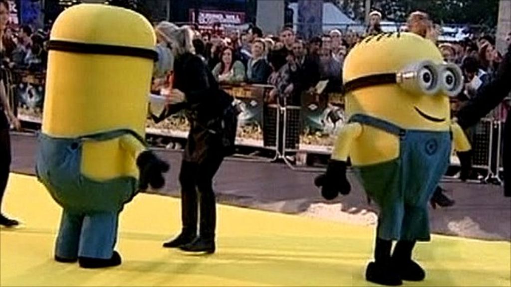 Stars turn out for Despicable Me film premiere in London - BBC News