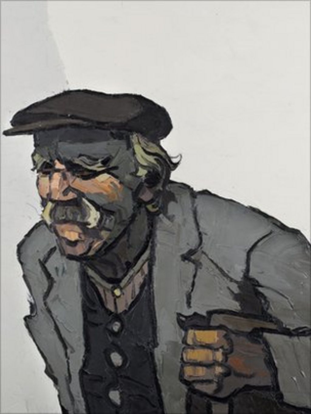 Welsh art goes under the hammer at London auction - BBC News