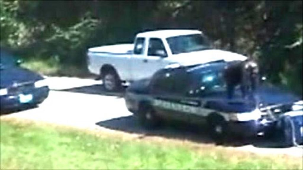 Escaped chimpanzee damages police car in Kansas City - BBC News