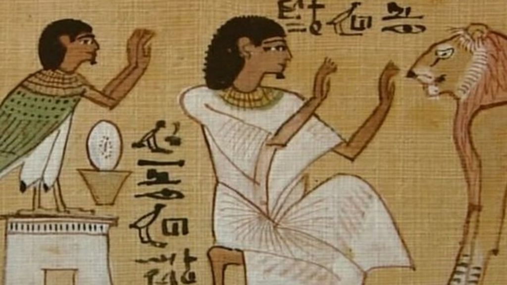 A rare view of Egyptian Book of the Dead - BBC News