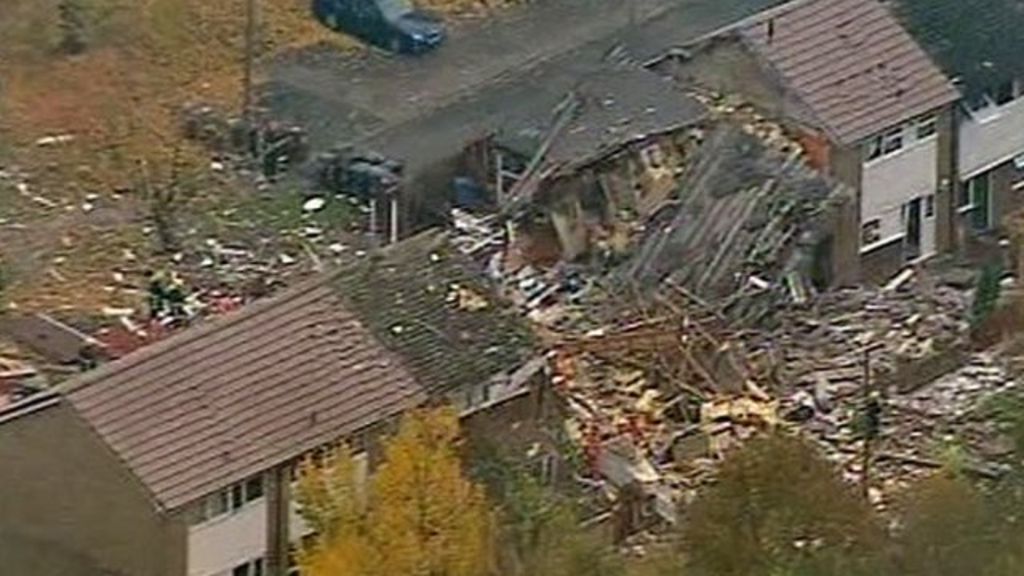 Adults and children rescued from gas explosion - BBC News