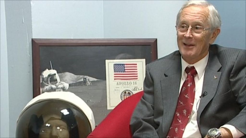 Charles Duke recalls driving on the Moon - BBC News