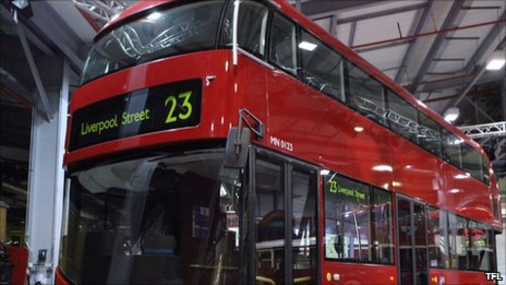 Model of new Routemaster London bus unveiled - BBC News