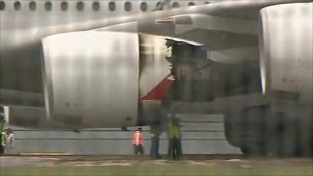 Component failure caused A380 fire - BBC News