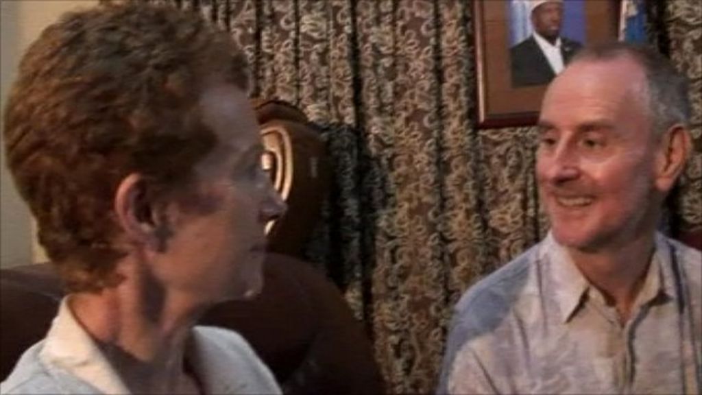 Chandlers speak to the BBC after release - BBC News