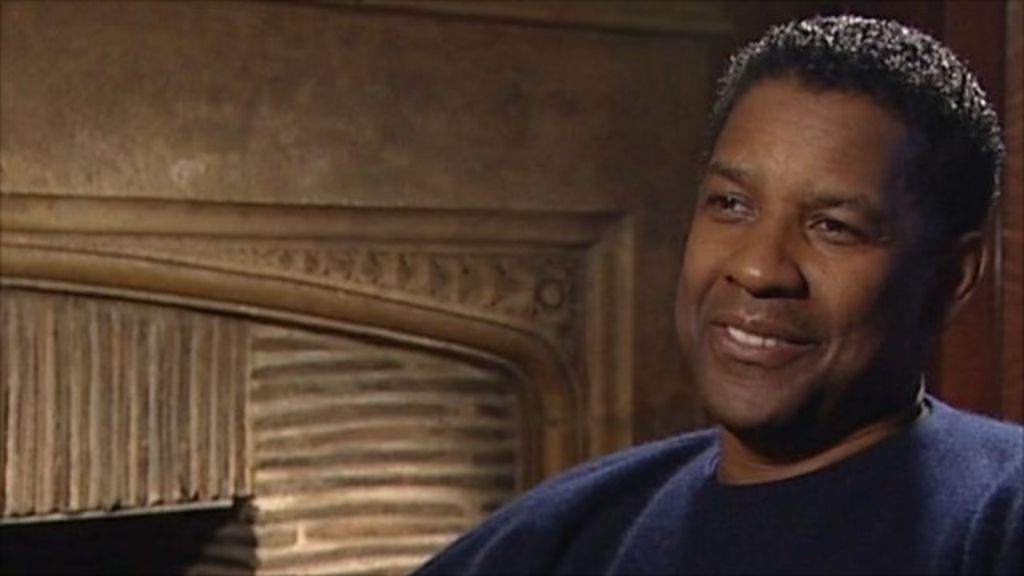 Denzel Washington on 'crazy' train stunts - BBC News
