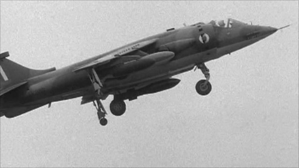Archive: New British Harrier Jump Jet unveiled - BBC News